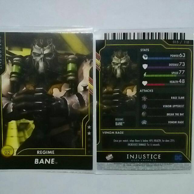 Jual Kartu Injustice Bane / Injustice card Bane series 02 | Shopee ...