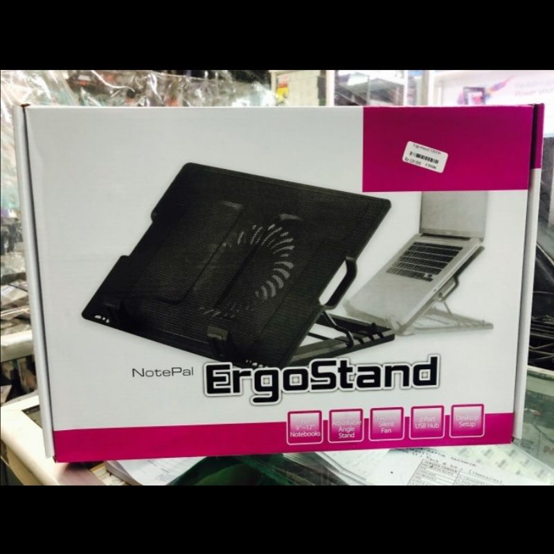 Jual Kipas Laptop Ergostand Cooling pad Ergostand Cooling Fan Ergo ...