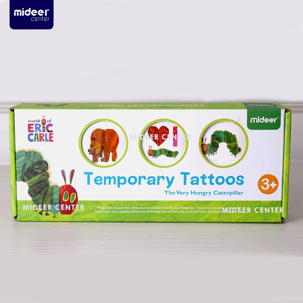 Jual Mideer Temporary Tattoo Mainan anak Tattoo tidak permanen | Shopee ...
