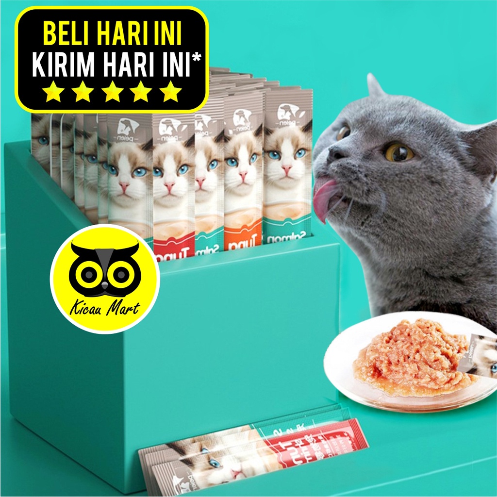 Jual Peien Creamy Cat Snack 15 Gram Premium Cat Treats Makanan Kucing ...