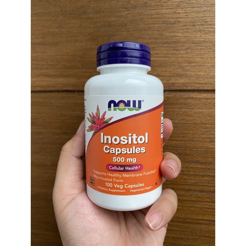 Jual Now Foods Inositol Capsules 500 mg 100 Vegetarian Capsules ...