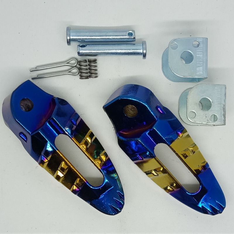 Jual Step Footstep Mio 2 warna gold biru | Shopee Indonesia
