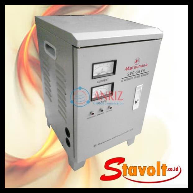Jual Matsunaga Stavol Stabilizer 5000 Watt 5Kva Penstabil Tegangan ...