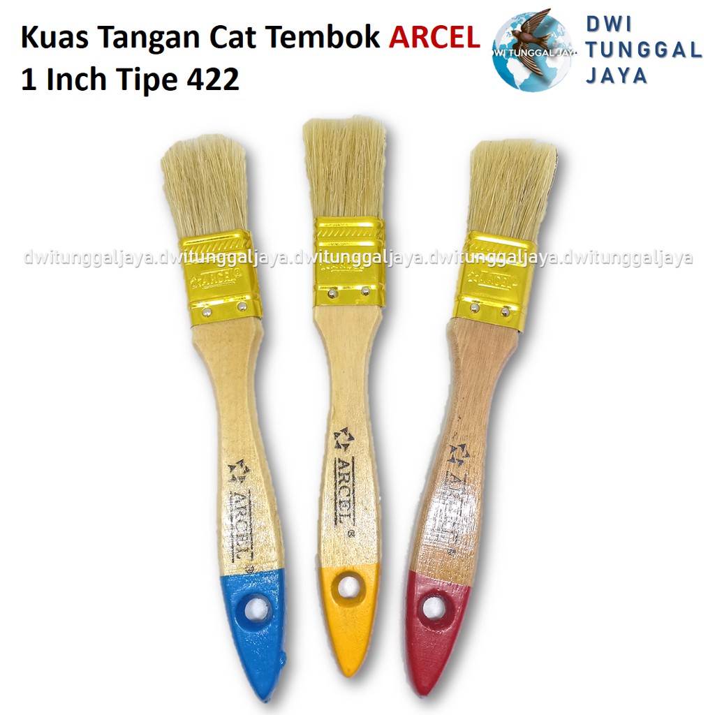 Jual Kuas Tangan Cat Tembok ARCEL 1 Inch Obat Jamur Papan Sirip Tipe ...