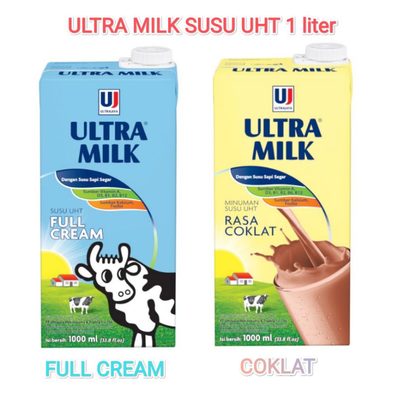 Jual ULTRA MILK SUSU UHT 1 liter | Shopee Indonesia