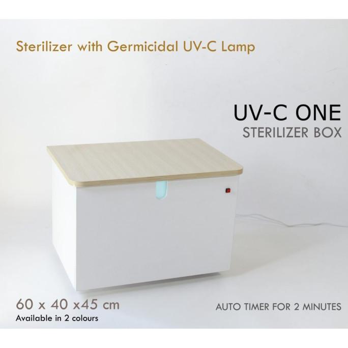 Jual uvc box sterilizer ukuran besar uv-c one dengan tray (tatakan besi) | Shopee Indonesia