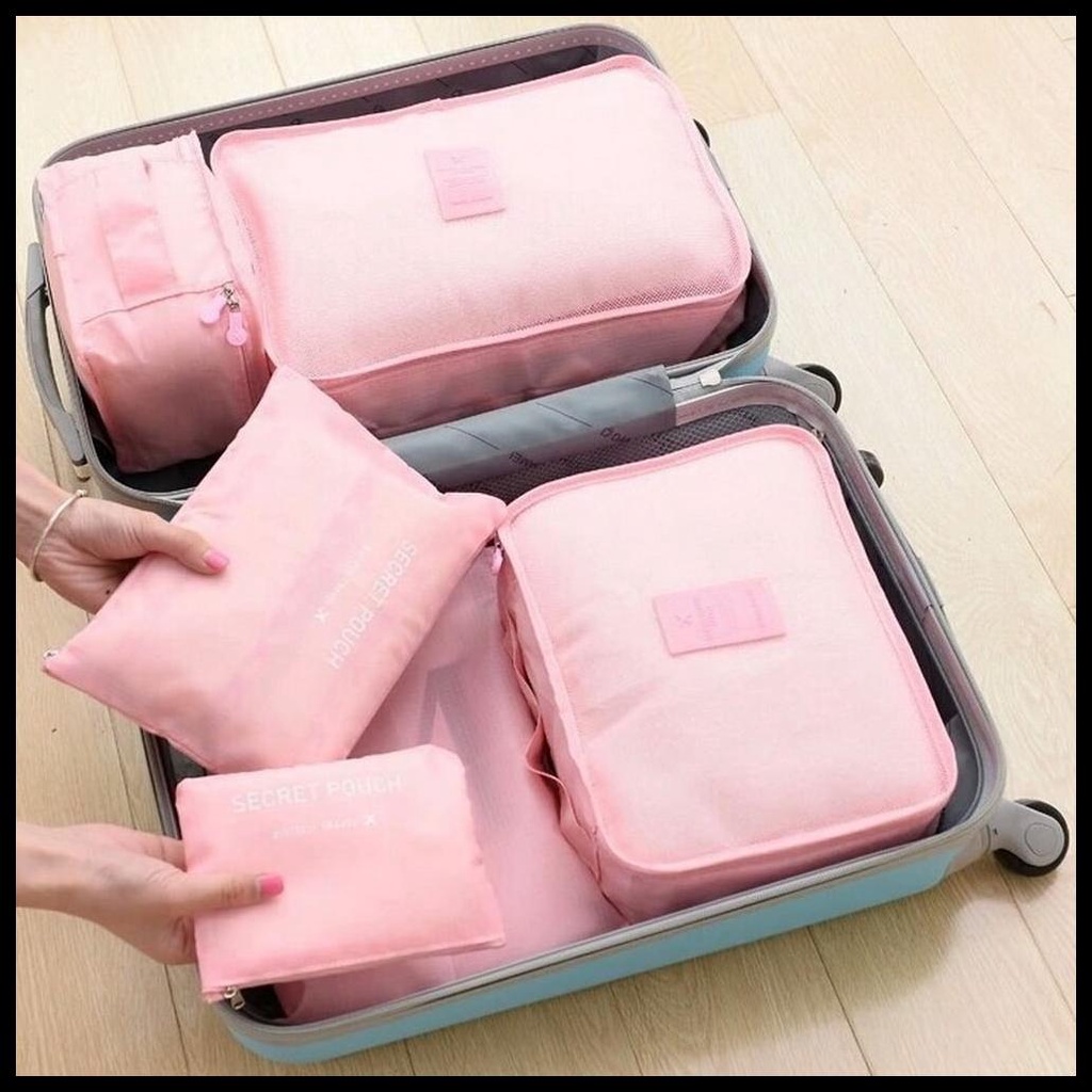 Jual BIG SIZE TRAVEL BAG ORGANIZER 6 IN 1 TAS DALAM KOPER ASD56 ...