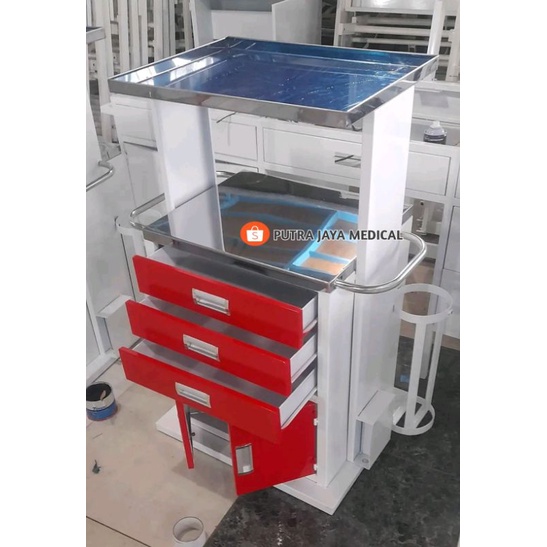 Jual troli emergensi new / emergency trolley medis | Shopee Indonesia