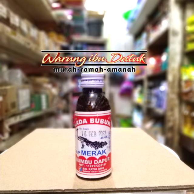 Jual Lada bubuk cap Merak 45gr | Shopee Indonesia