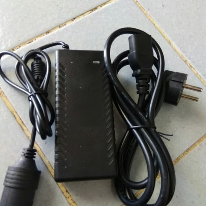 Jual Konveter Adaptor Car Lighter Switch AC to DC 60 Watt | Shopee ...