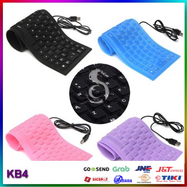 Jual Keyboard Usb Flexible Mini - Warna Random | Shopee Indonesia
