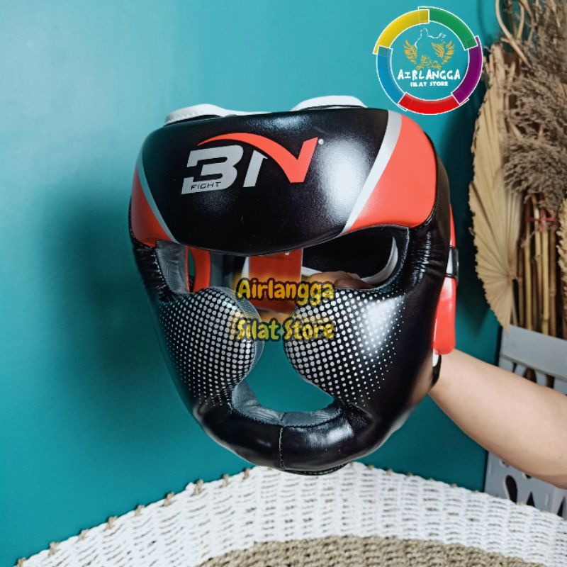 Jual BNPRO Helm Tinju Muay Thai MMA Pelindung Kepala Head Gear ...