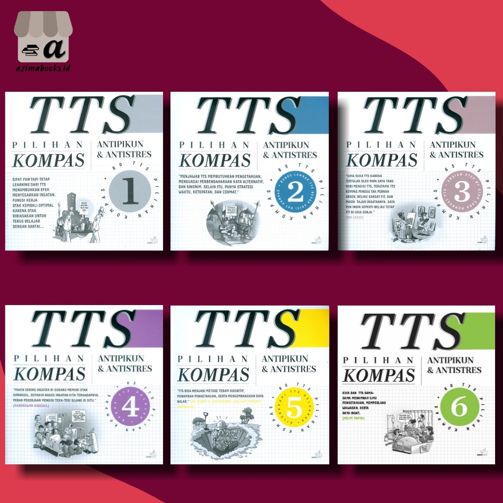 Jual BUKU TTS PILIHAN KOMPAS JILID 1 2 3 4 5 6 PENERBIT BUKU KOMPAS ...