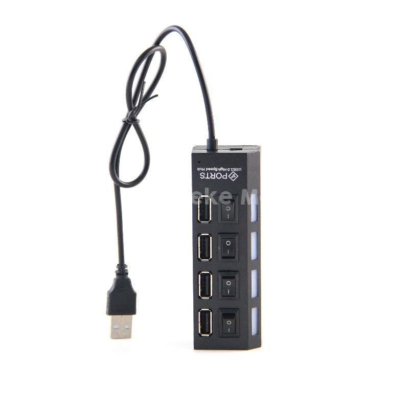 Jual Colokan USB HUB 4 Port With Switch ON OFF / TERMINAL USB HUB ...