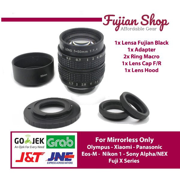 Jual Paling Murah !!! Murah dan Lengkap Lensa Manual Fujian Fix lens ...