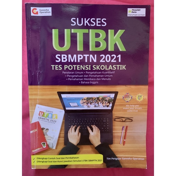 Jual Buku Sukses UTBK TPS Ganesha Operation | Shopee Indonesia