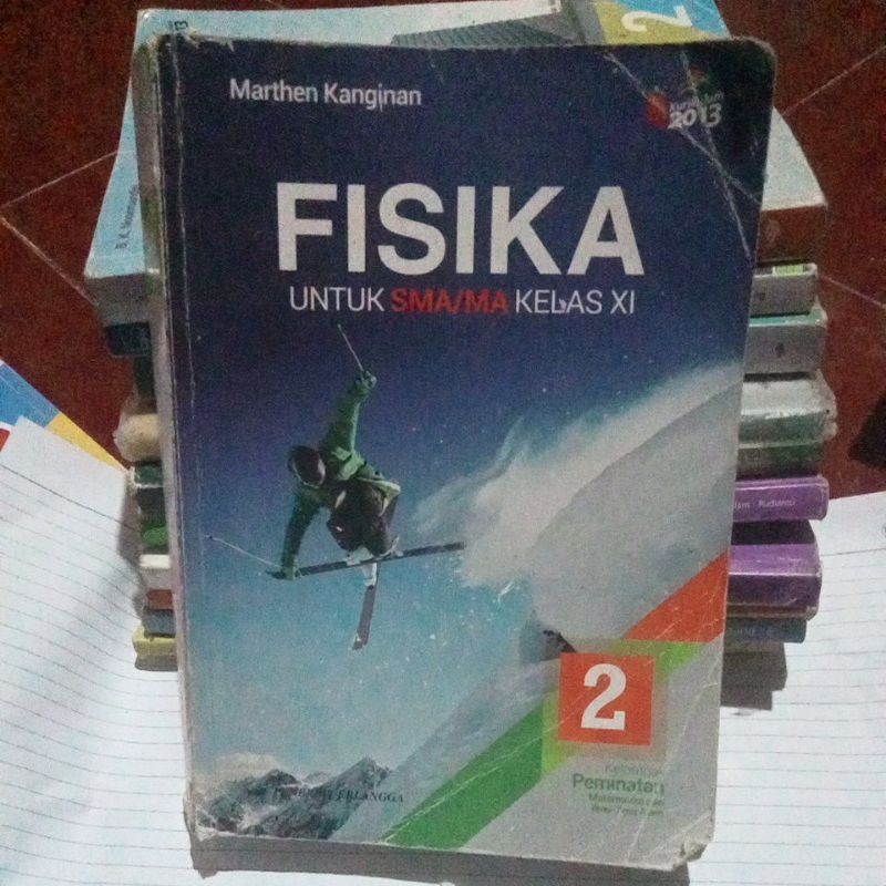 Jual buku fisika untuk SMA kelas 12 penerbit Erlangga pengarang marthen kanginan edisi revisi ...