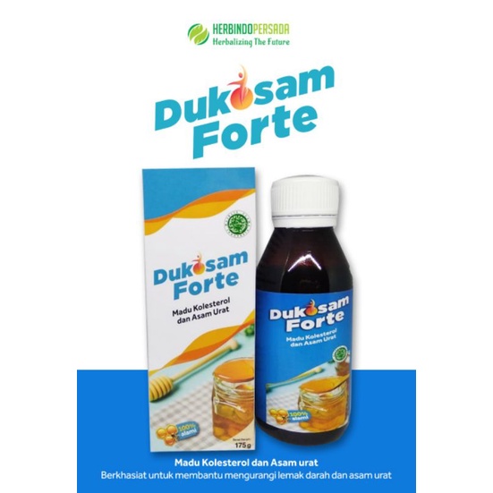 Jual DUKOSAM FORTE Madu Obat Asam Urat dan Kolesterol 100% Ori 175gr ...
