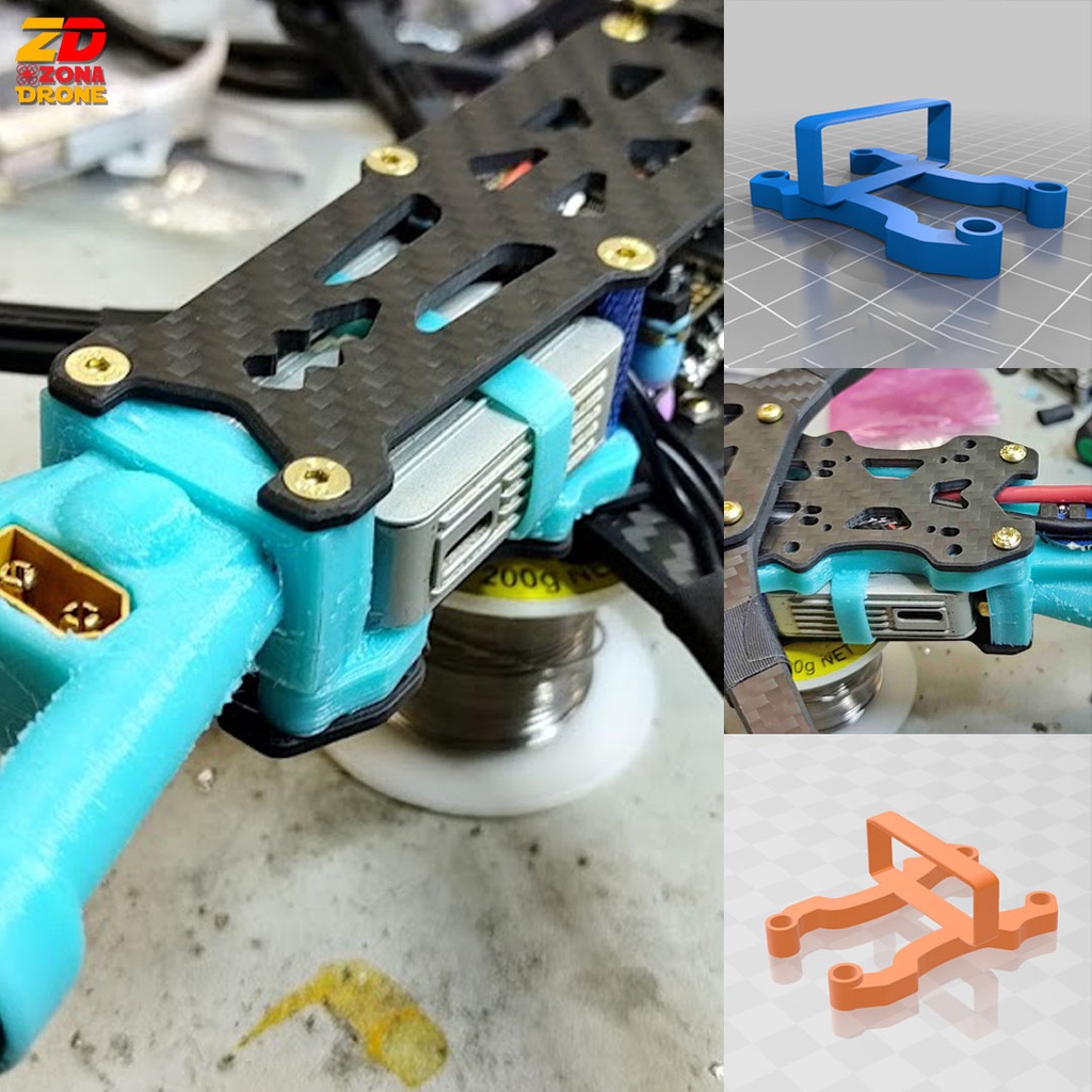 Jual Geprc Mark5 DJI Air Unit Tray Mount FPV Drone 3D Print | Shopee ...