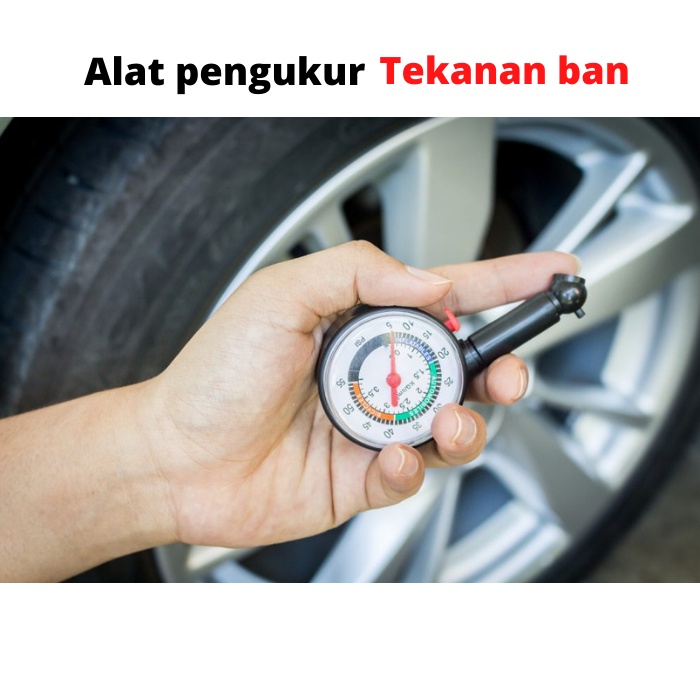 Jual Alat Ukur Indikator Tekanan Angin Ban Tire Pressure Gauge Ukuran ...