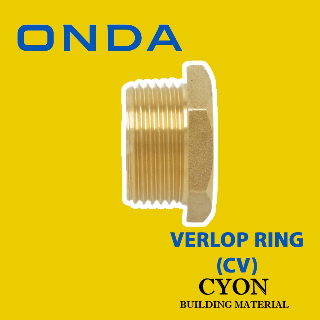 Jual ONDA VERLOP RING (CV) 3/4" x 1/2" KUNINGAN VLOK RING | Shopee ...