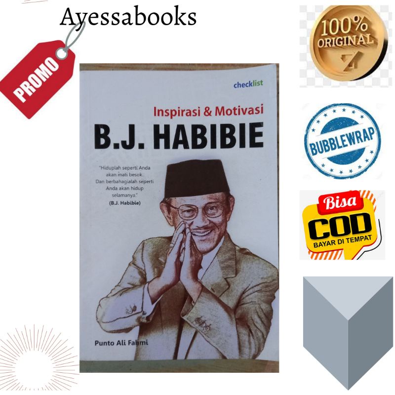 Jual buku tokoh b.j habibie insipasi dan motivasi by checklist | Shopee ...