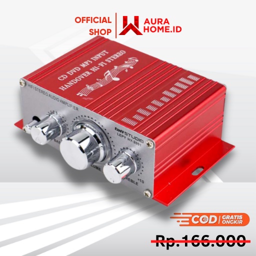 Jual Lepy Hi-Fi Stereo Amplifier Speaker 2 channel 20W / Ampli ...