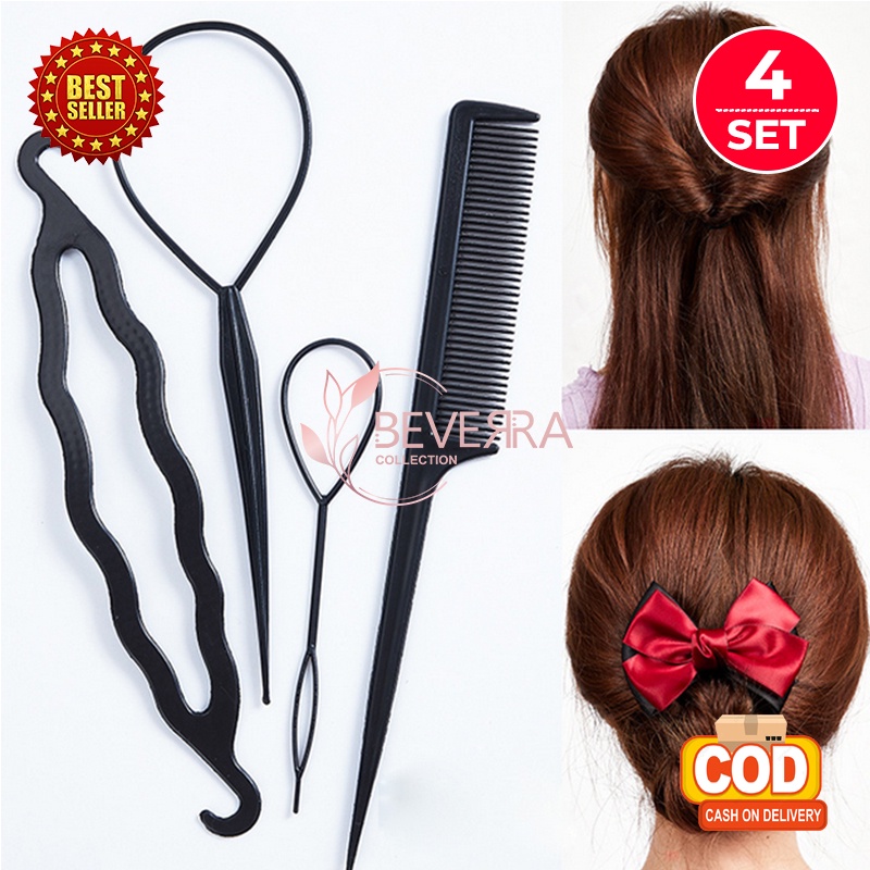 Jual SISIR RAMBUT AKSESORIS PENJEPIT SANGGUL KONDE SET ALAT SALON ...