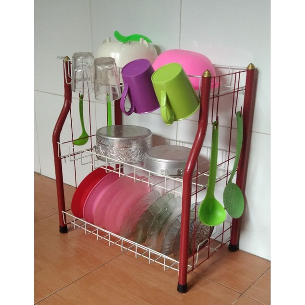 Jual RAK PIRING GELAS SUSUN 3 | Shopee Indonesia