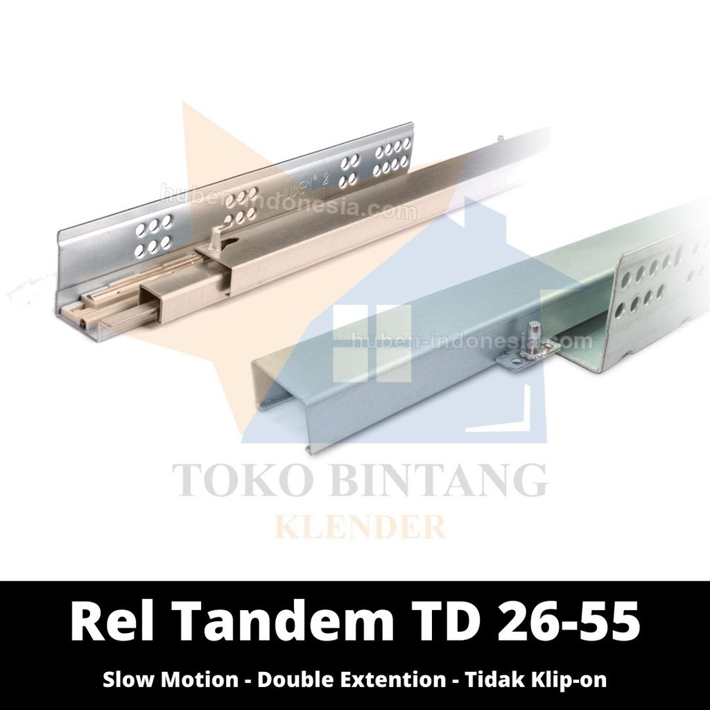Jual Rel Tandem Huben Slow Motion TD 26-55 (pcs) | Shopee Indonesia