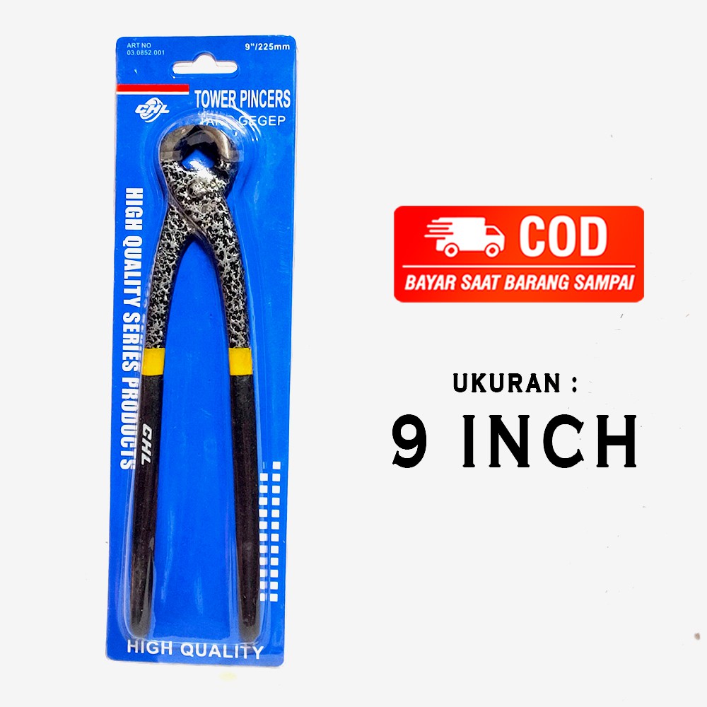 Jual TANG KAKAK TUA / TANG GEGEP / TOWER PINCER / CABUT PAKU 9 INCH ...