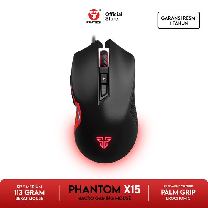 Jual Fantech Mouse Gaming X15 Phantom | Shopee Indonesia