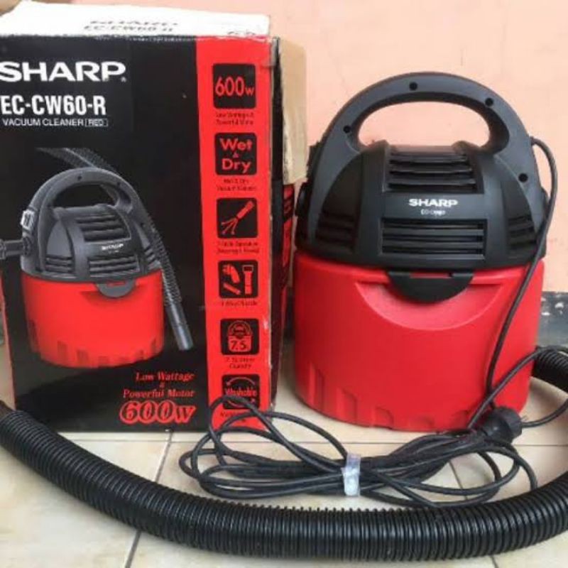 Jual SHARP EC CW60 WET AND DRY VACUUM CLEANER ALAT MESIN VAKUM ...