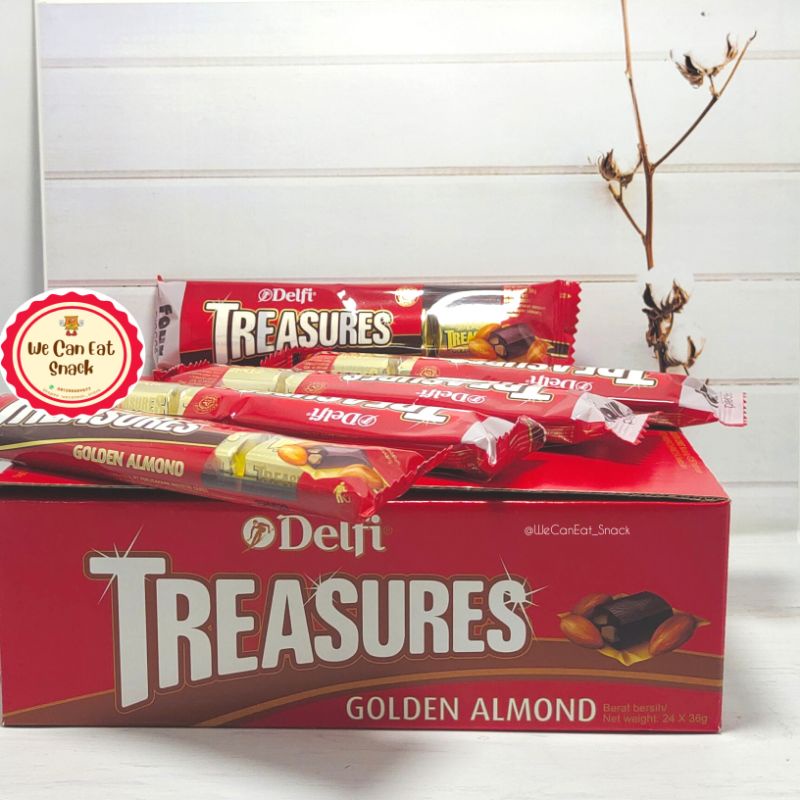 Jual Coklat Delfi Treasure Chocolate 36gr (isi 4) | Shopee Indonesia