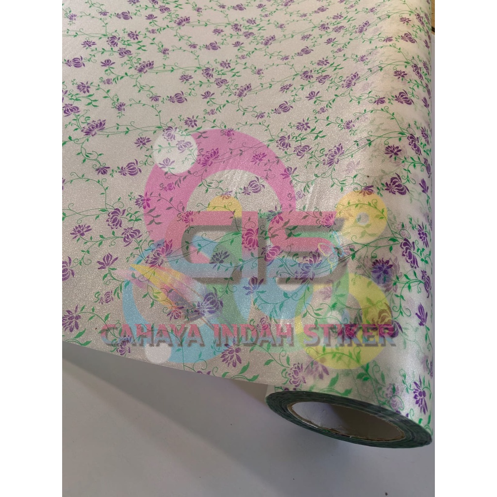 Jual Stiker Kaca Sanblast / Sticker Sunblast Sandblast Motif Bunga ...