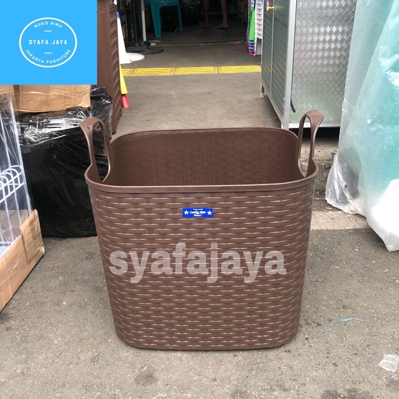 Jual Lucky Star Keranjang Baju Kotor Florence 699 / Keranjang Laundry ...