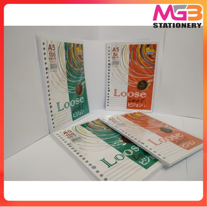 Jual Loose Leaf / Isi Binder VISION ISI 100 - MGB | Shopee Indonesia