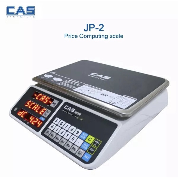 Jual Timbangan Digital 30 Kg CAS JP-2 / Timbangan Meja Cas 30 Kg | Shopee Indonesia