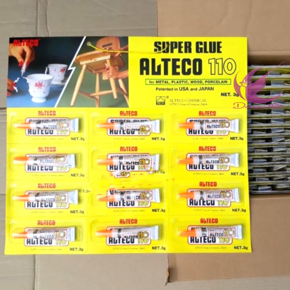 Jual Lem Super Glue ALTECO 110 3g ORIGINAL ASLI | Shopee Indonesia