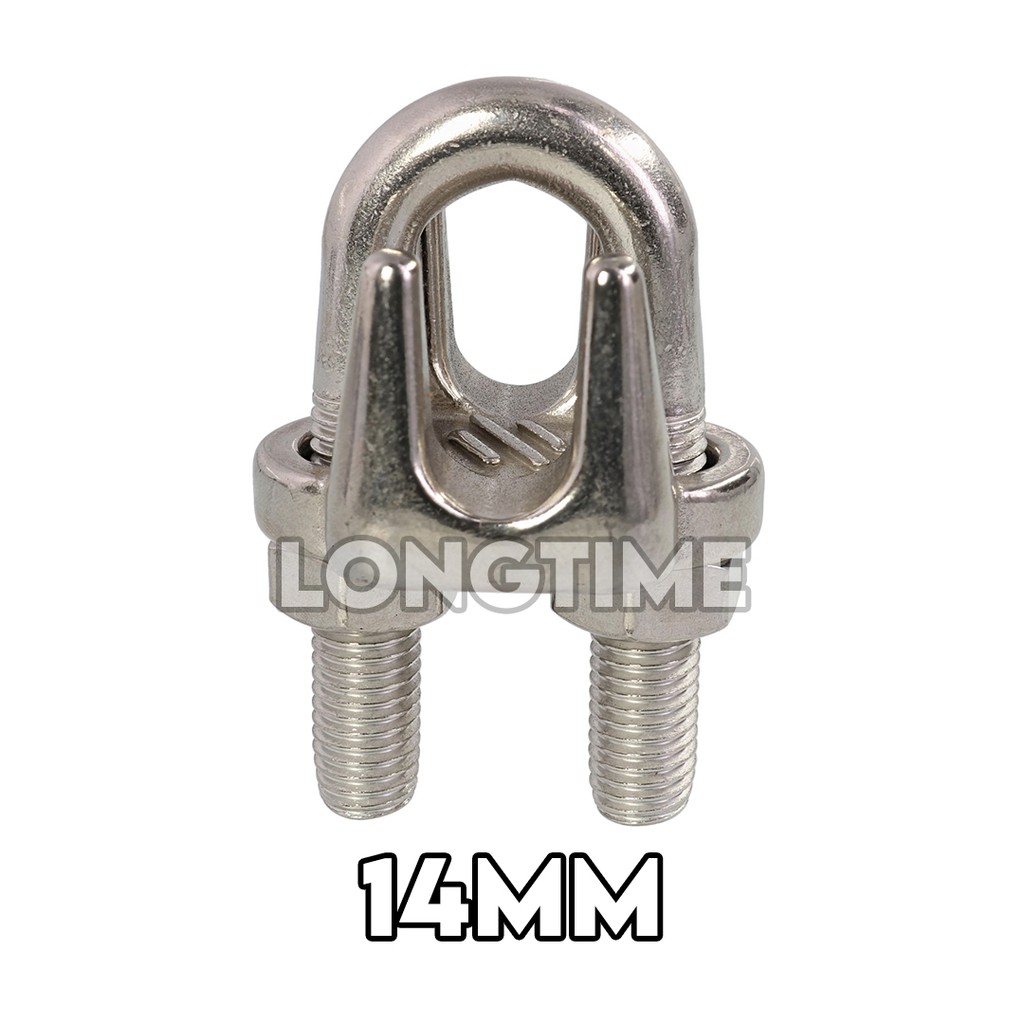Jual Klem Seling Stainless 304 Wire Rope Clip 14mm/ Kuku Macan / Wire ...