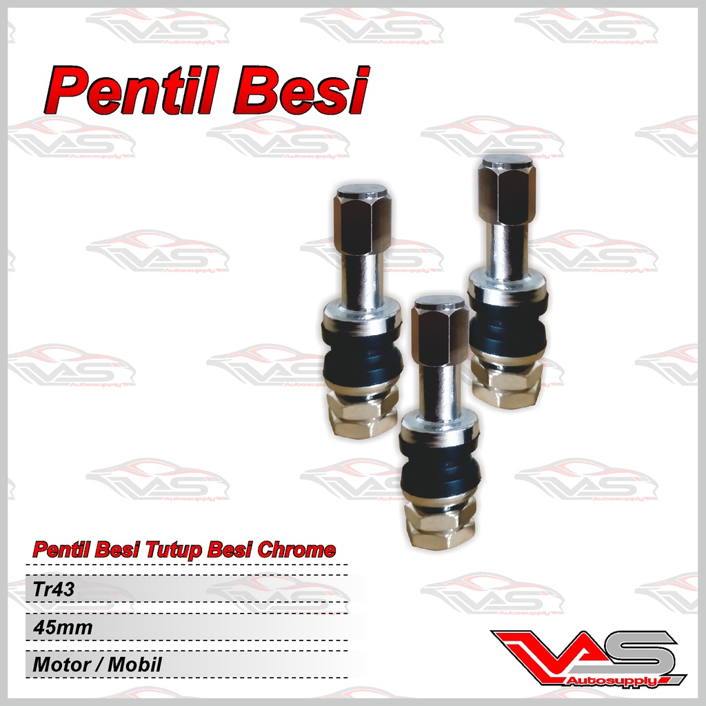 Jual Pentil Tubeless full Besi TR43 1 Biji | Shopee Indonesia
