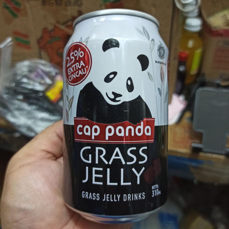 Jual Minuman Cincau Kaleng Cap Panda Grass Jelly Drink 310 Ml | Shopee ...