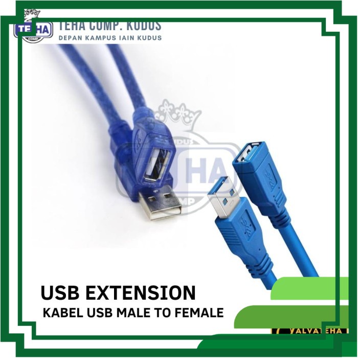 Jual Kabel Perpanjangan USB Male Female - USB Extention Extender HQ 1 ...