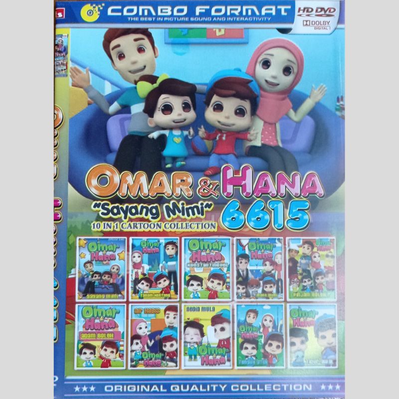 Jual kaset film koleksi kartun anak anak OMAR & HANA SAYANG MIMI vol 6615 | Shopee Indonesia