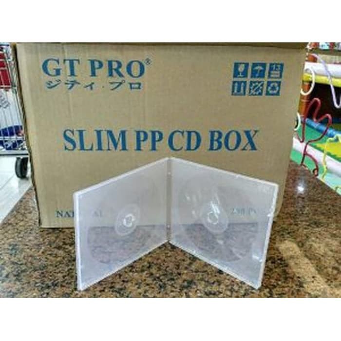 Jual Kotak / Case / Casing / Box CD DVD PP Putih GT Pro Slim Doff Transparan | Shopee Indonesia