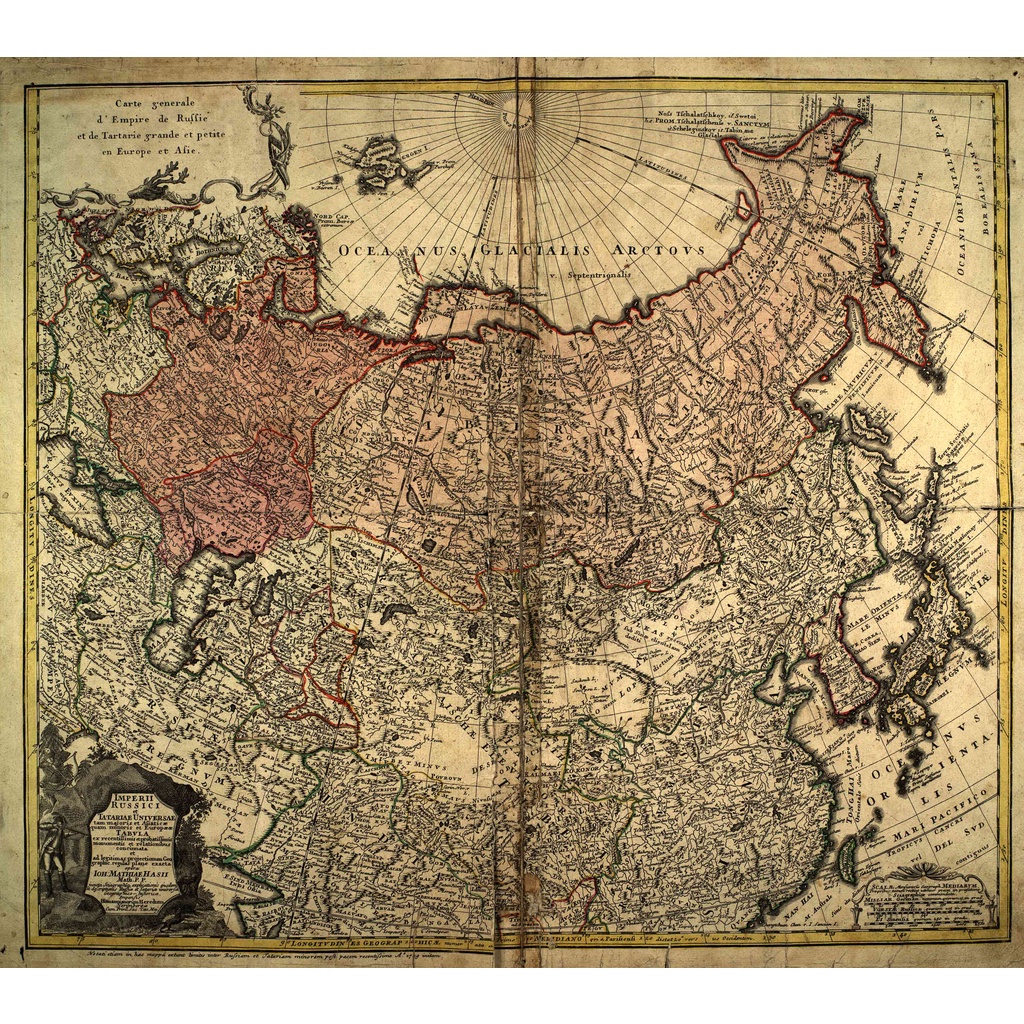 Jual Poster Peta Tua Rusia Hiasan Dinding Klasik - World Maps TAHAN AIR ...