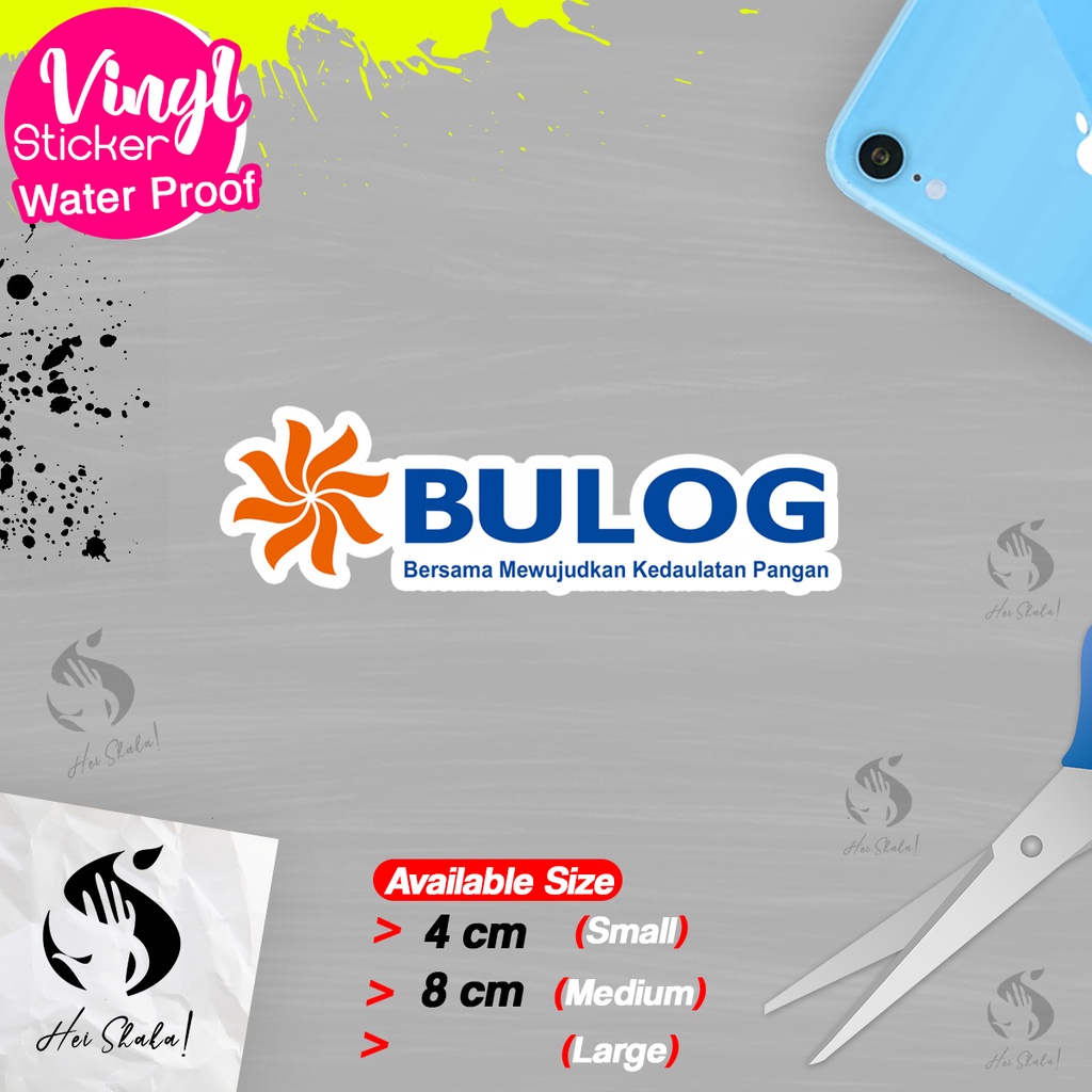 Jual Stiker Perum Badan Usaha Logistik BULOG Sticker Logo Perusahaan ...
