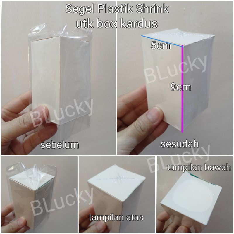 Jual 100pcs Segel Plastik Shrink untuk Box Kardus - Ukuran Segel Lebar ...