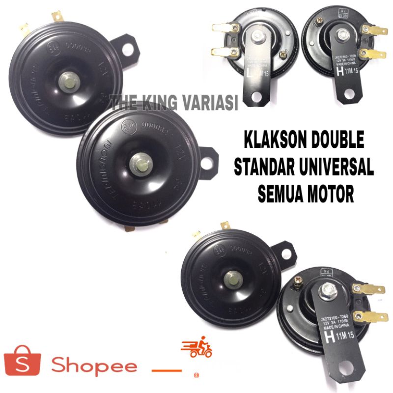 Jual KLAKSON DOUBLE DENSO MOTOR/KLAKSON STANDAR ISI 2 PCS/KLAKSON ...
