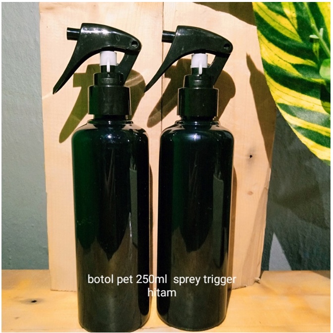 Jual Botol Spray Triger Burung 250 ml Hitam/Botol 250 Ml Hitam+ Mini Triger Sprayer Burung Yk ...
